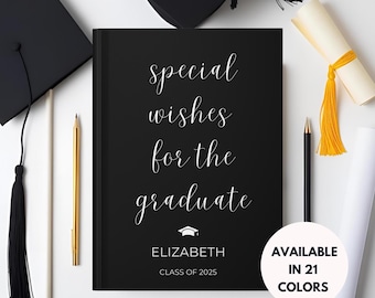 2025 Graduation Party Guest Book | College High School Graduation Gift ...