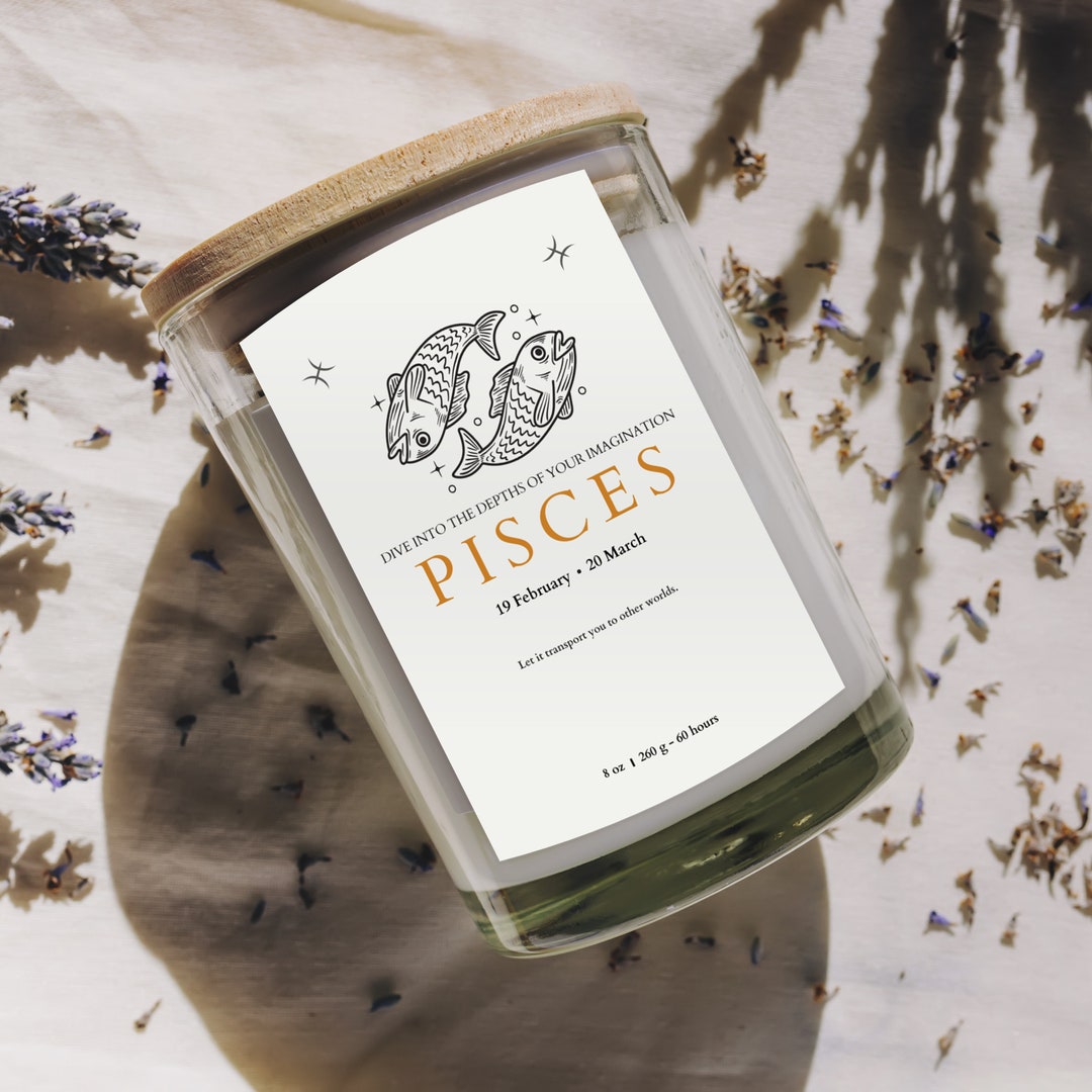 Illuminate Your Space: DIY Astrology Candle Stickers | Complete Set of ...