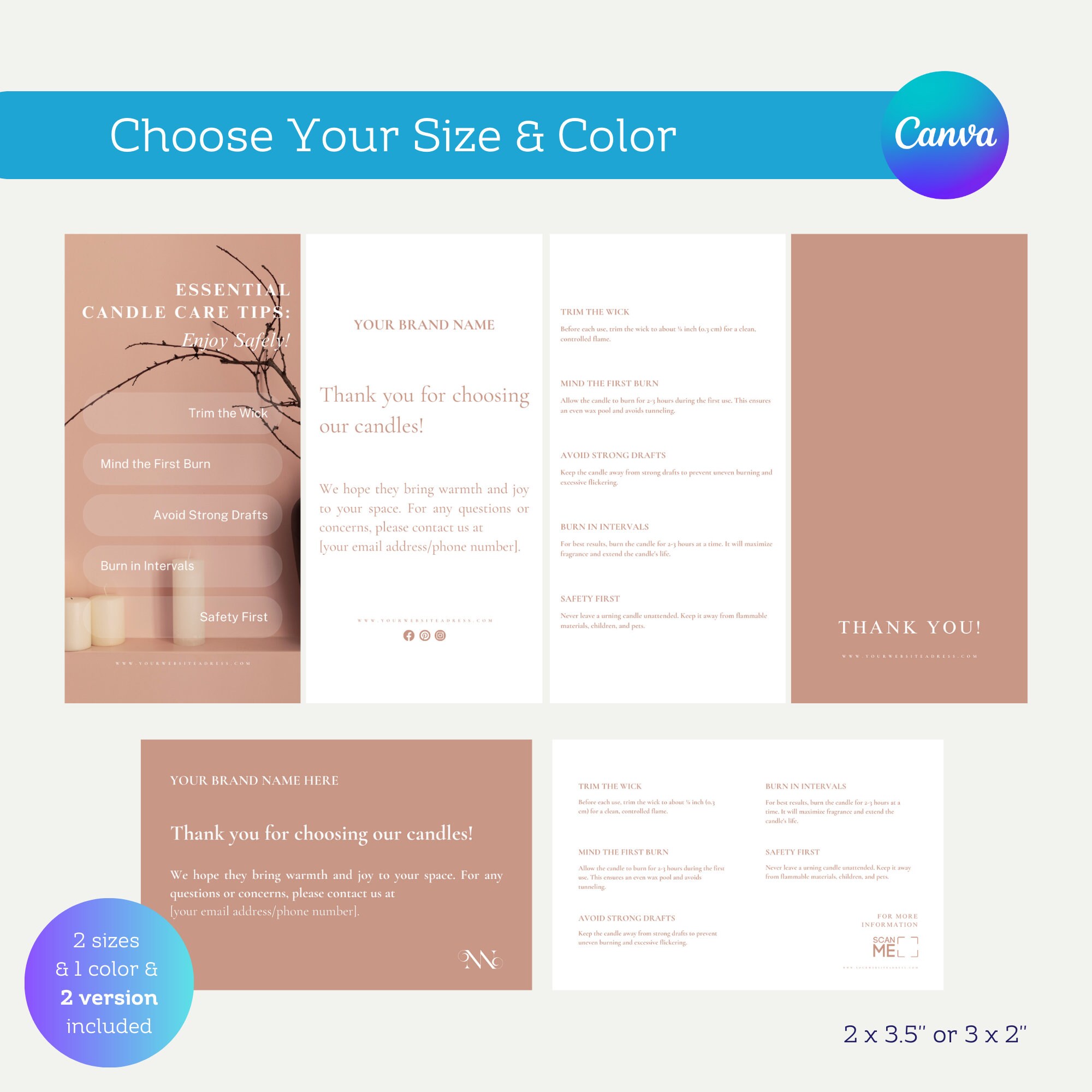 Master the Art of Candle Care Flyer Your Path to Lasting Aromas ...