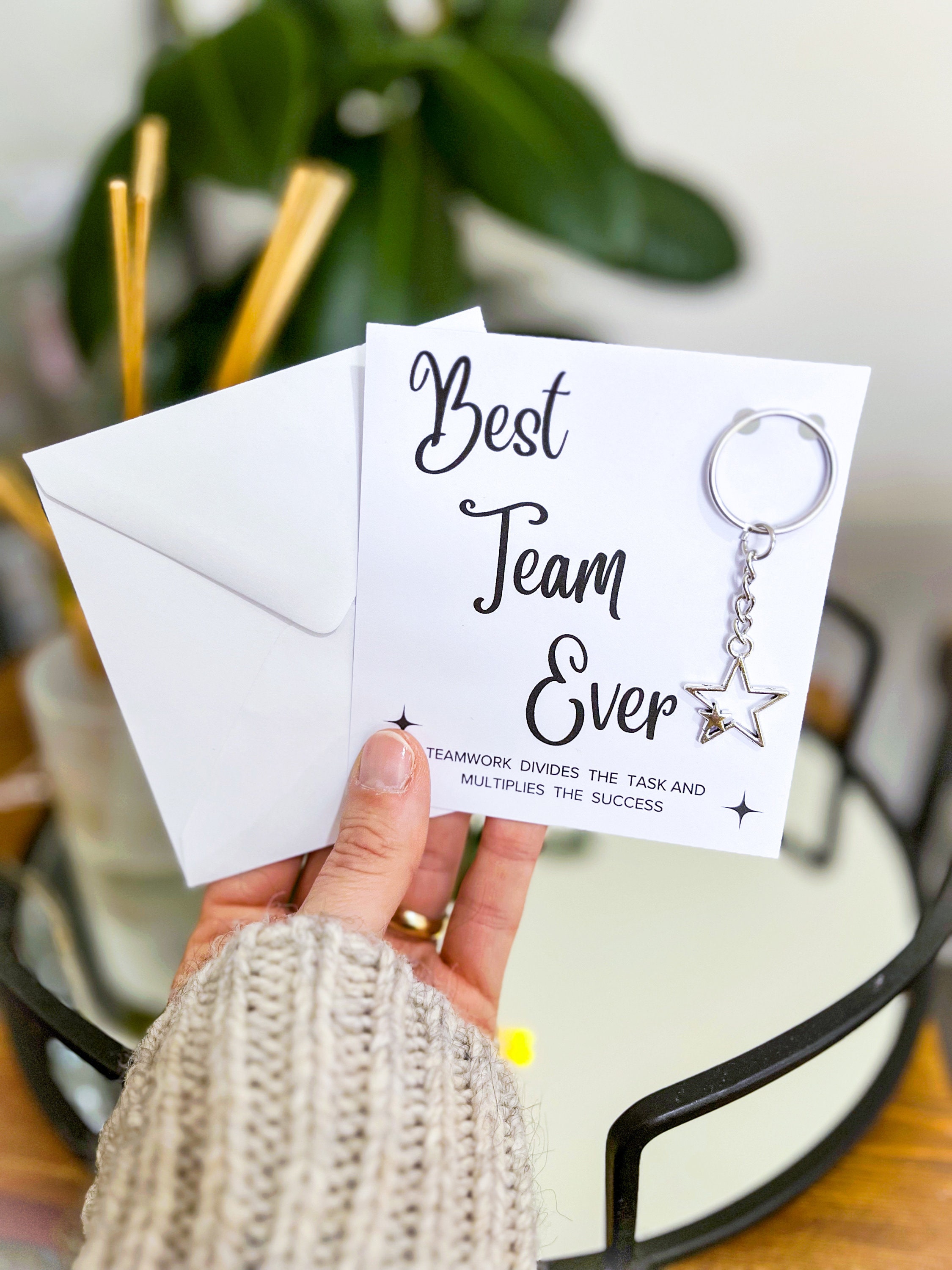 Best Team Ever Card, Team Appreciation Gift, Thank You Gift, Gratitude ...