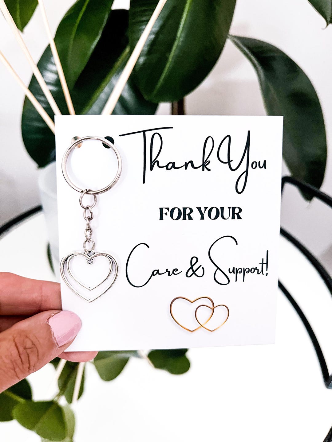 Thank You for Your Care Support Card, Thank You Gift, Gift for Carers ...