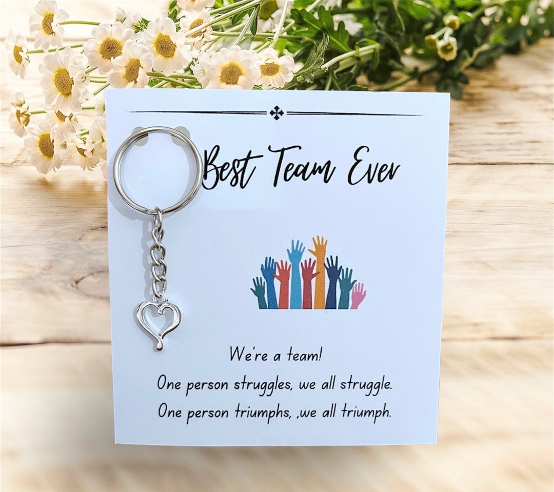 Best Team Ever Card, Team Appreciation Gift, Thank You Gift, Gratitude ...