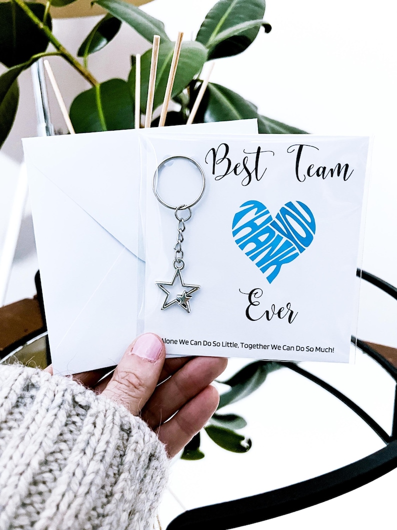 Best Team Ever Card, Team Appreciation Gift, Thank You Gift, Gratitude ...