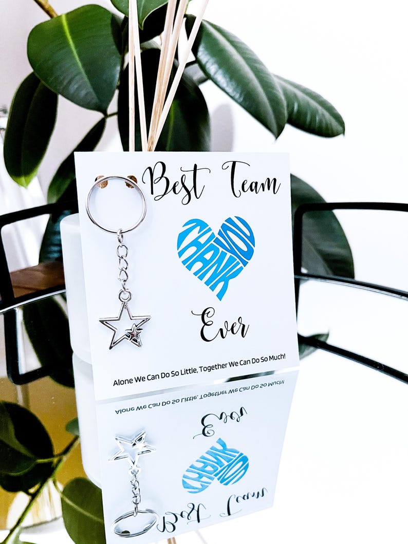 Best Team Ever Card, Team Appreciation Gift, Thank You Gift, Gratitude ...