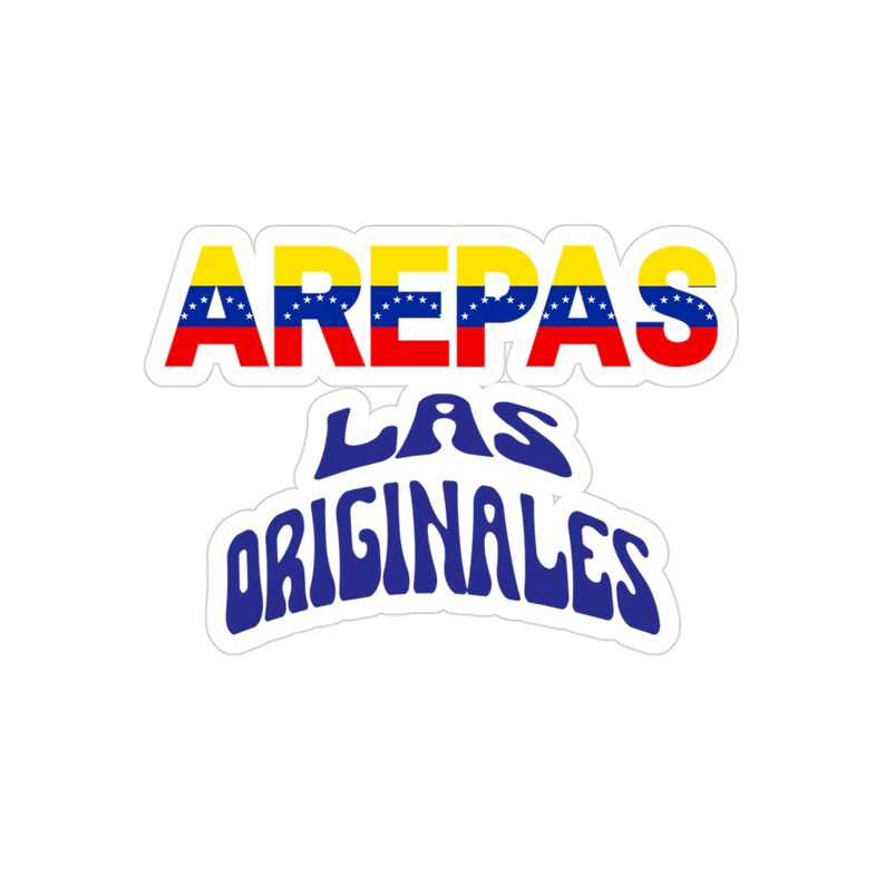 Venezuela Arepas Transparent Outdoor Stickers, Die-cut, 1pcs - Etsy