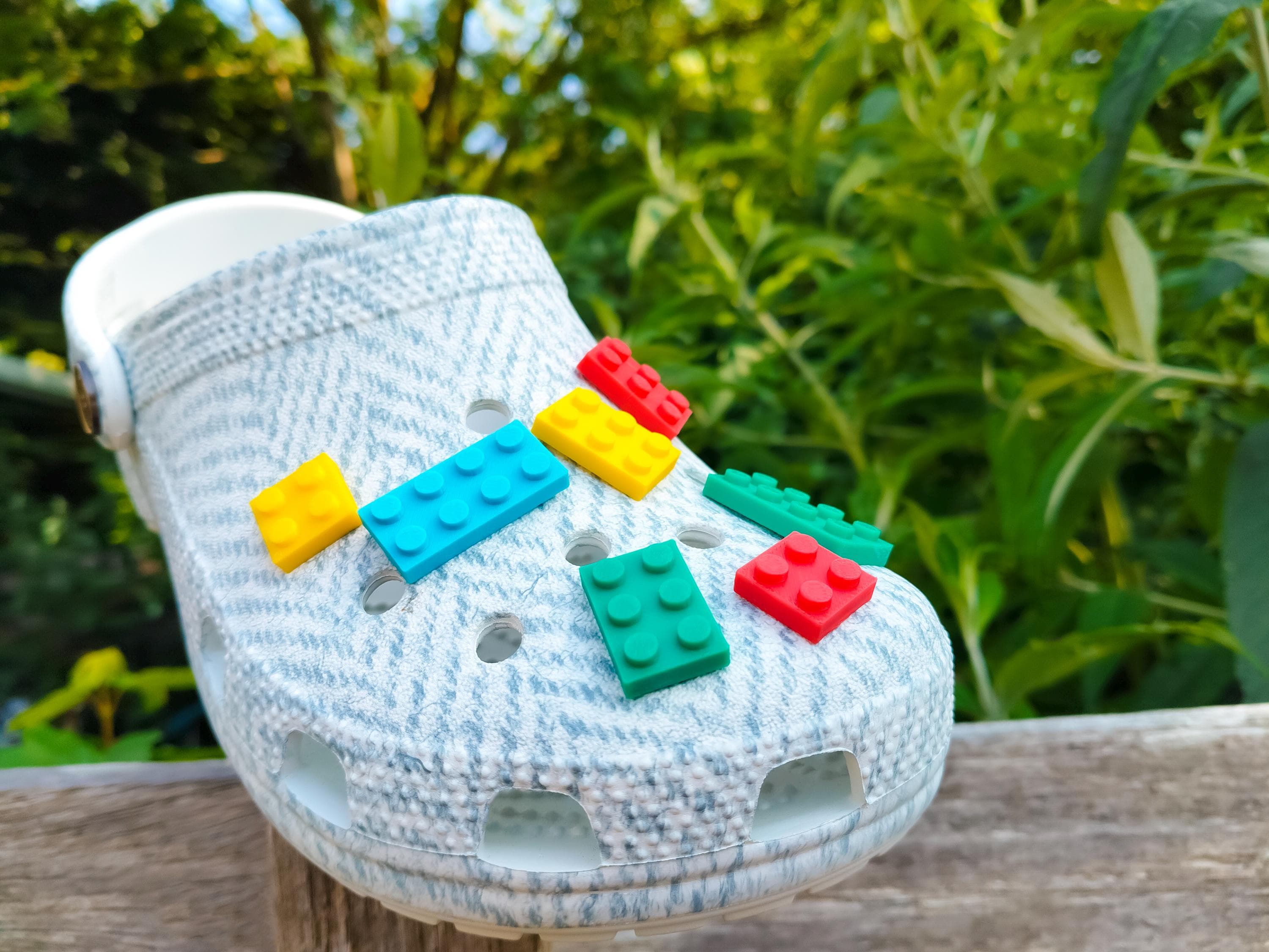 Building Brick Shoe Charms | 3d-printed Colorful Block Shoe Clips - Etsy