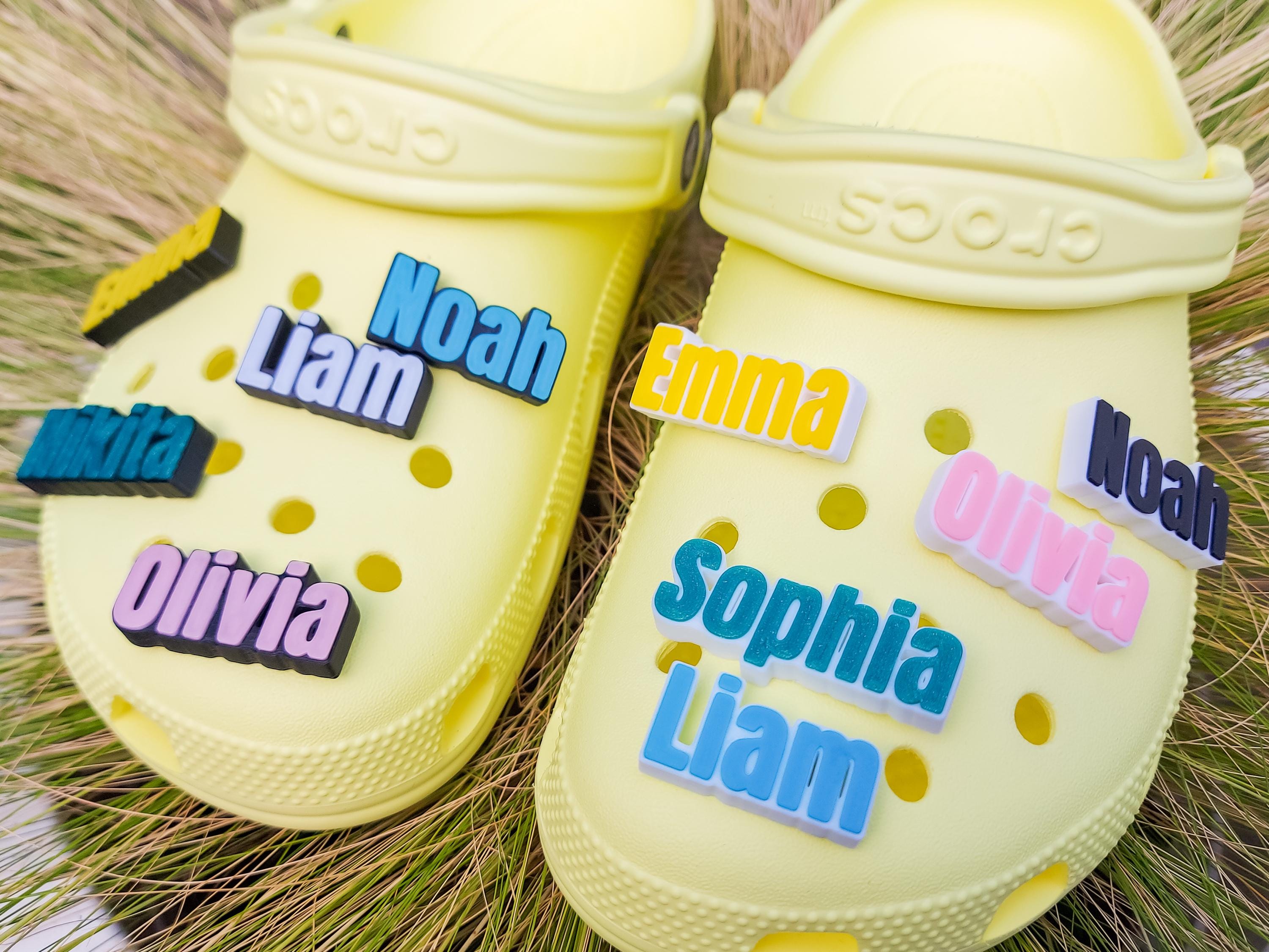 Personalized Croc Name Charms Custom 3d-printed Shoe Charms - Etsy