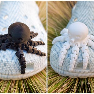 Flexi Octopus Shoe Charm | 3d-printed Ocean Animal Shoe Clip - Etsy