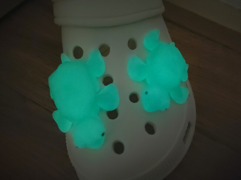 Glow in the Dark Turtle Crocbuddy 3D Jibbitz Luminous Shoe Charms - Etsy