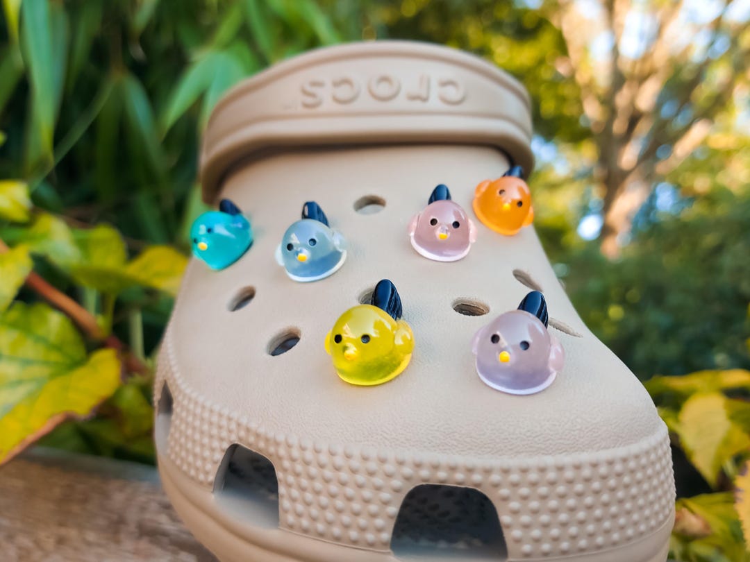 Luminous Birds Shoe Charms | 3D Glow in the Dark Animal Shoe Clips - Etsy