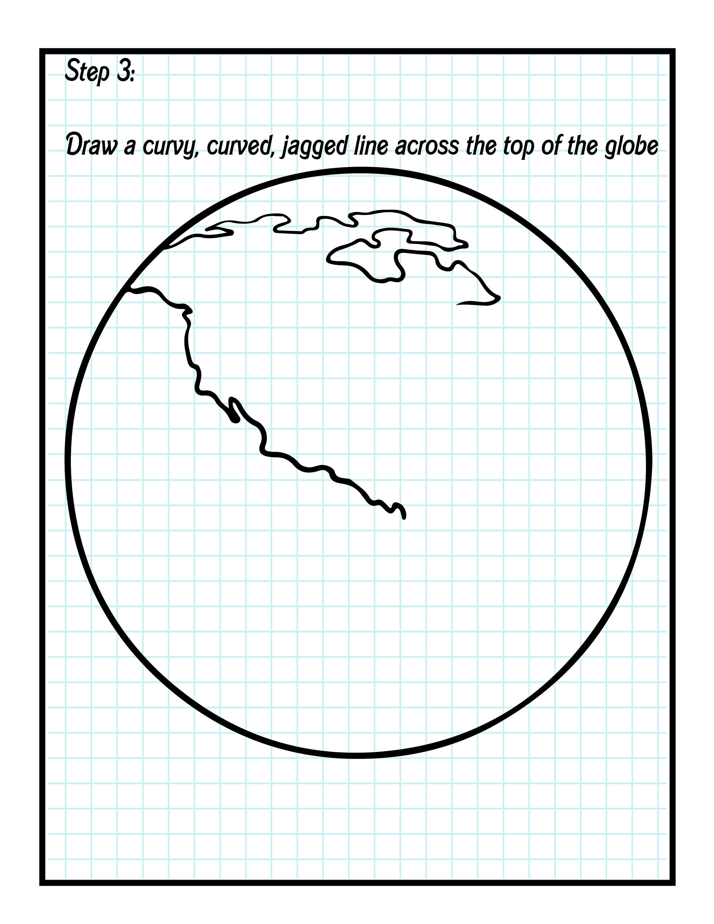 How to Draw Earth Day Step by Step Lesson Worksheet Drawing for ...