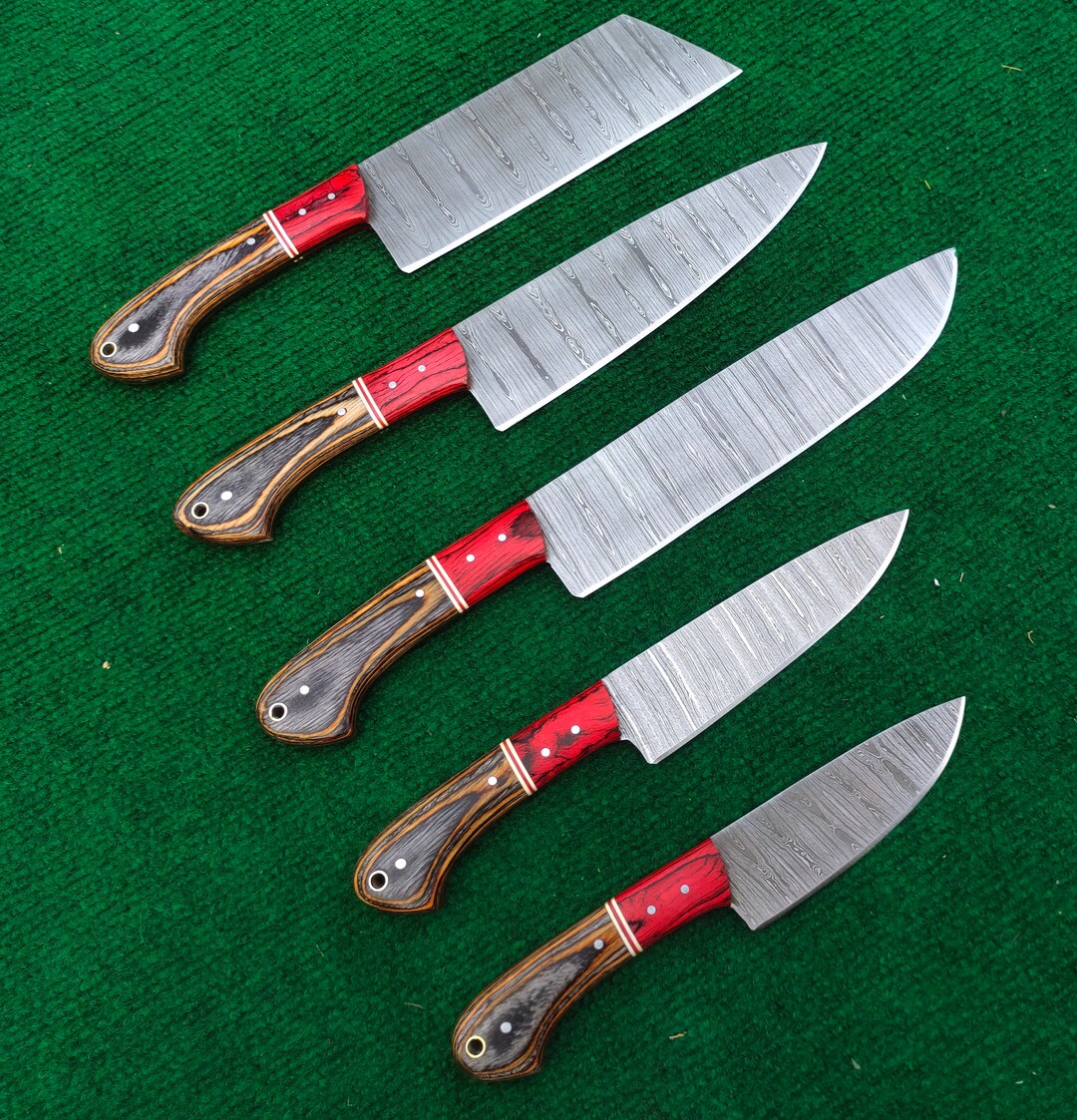 Custom Handmade Chef Set 5 Pieces, New Year Gift ,wedding Gift, Husband ...