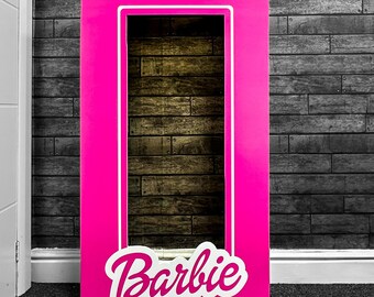 Barbie Box 6ft GLITTER Photo Frame Event Birthday Event Party Props ...