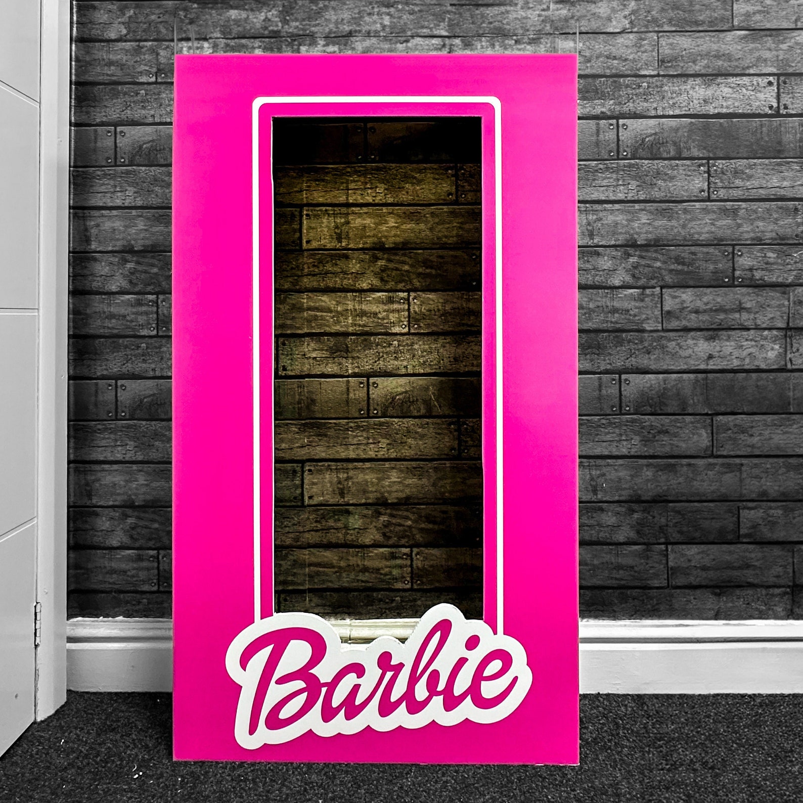 Barbie Box 4ft Kids Size Prop Birthday Barbie-themed Items Photo Frame ...