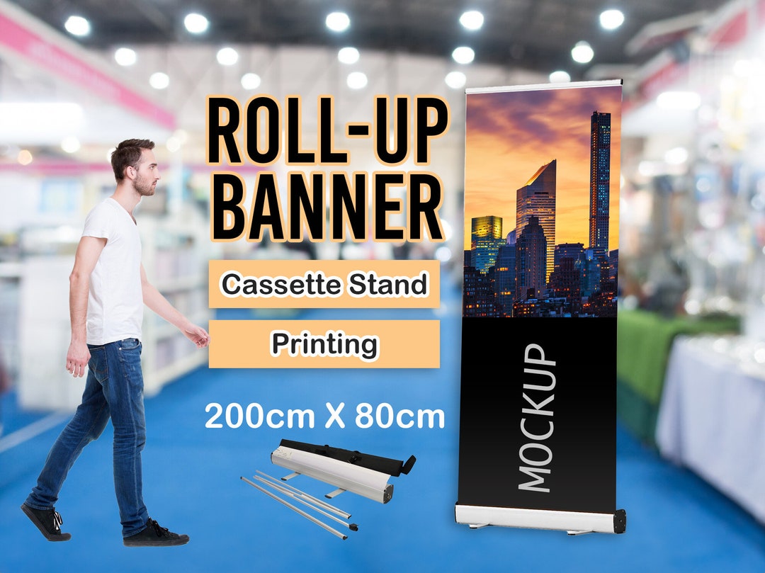 Rollup Banner Printing With YOUR OWN Artwork Pull-up Banner Retractable ...