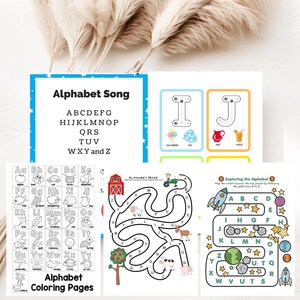 Adventure in ABC Land – Printable Alphabet Busy Book for Kids | ABC ...