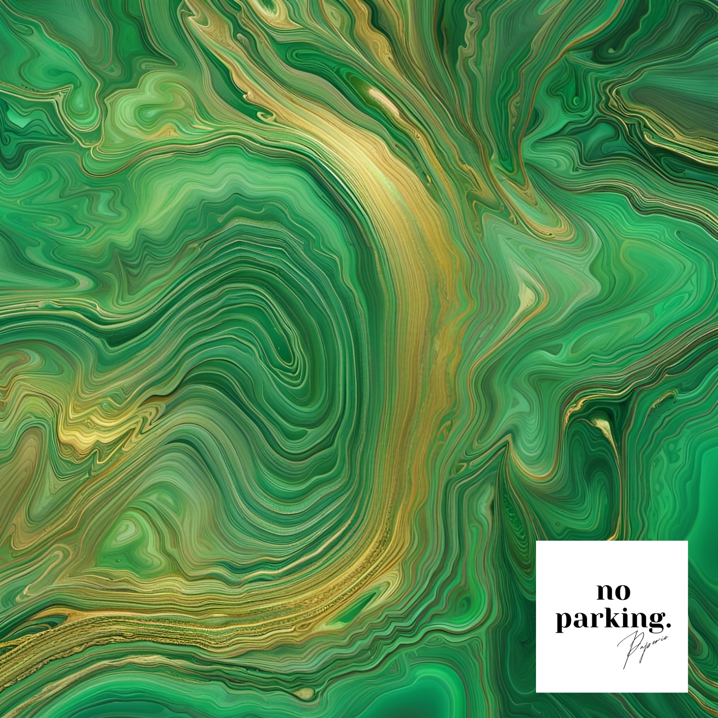 Malachite Pattern Printable Paper/ Premium Scrapbook & Craft Paper/ Lux ...