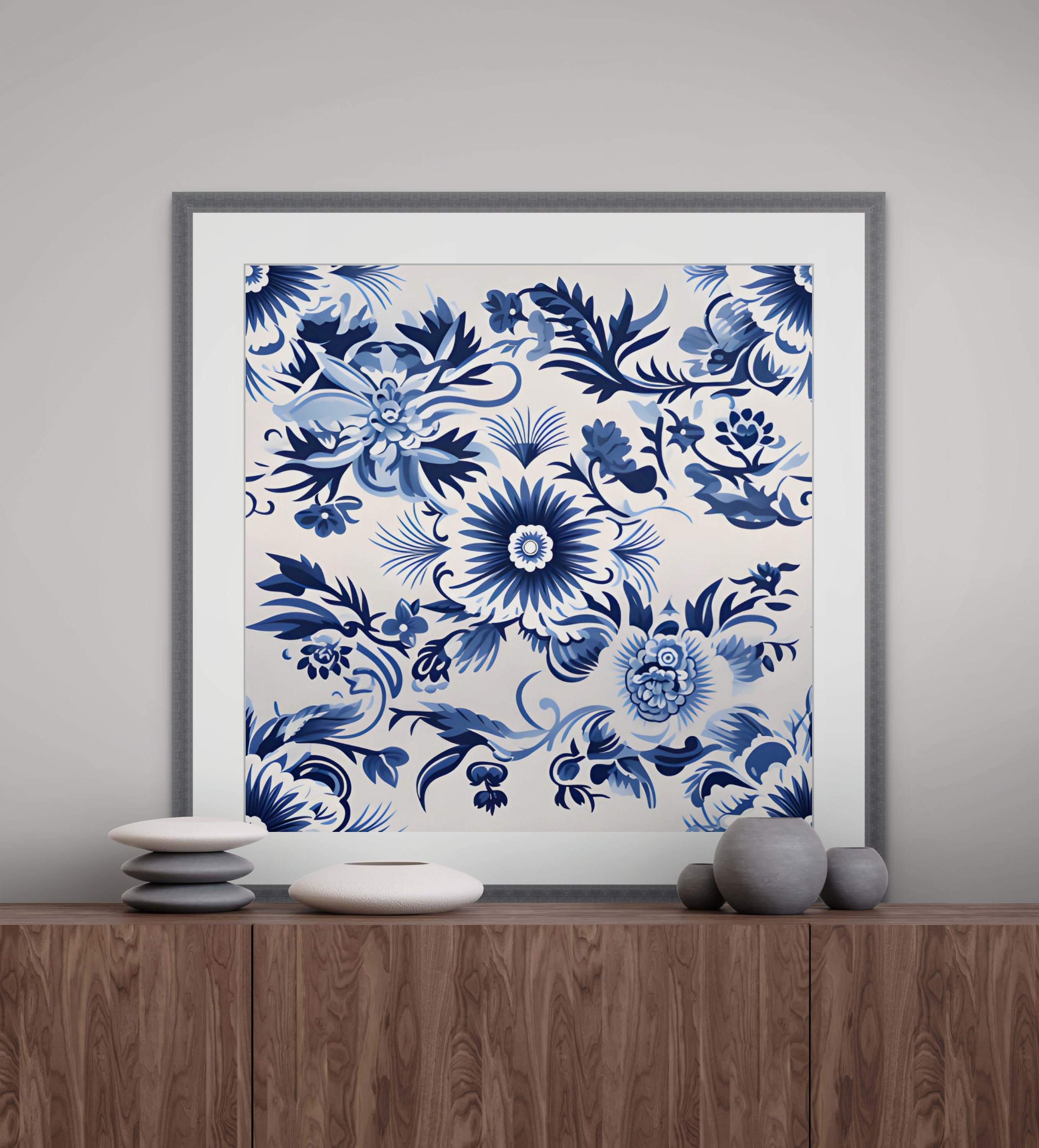 Blue China Pattern/ Printable Paper/ Printable Scrapbook & Craft Paper ...