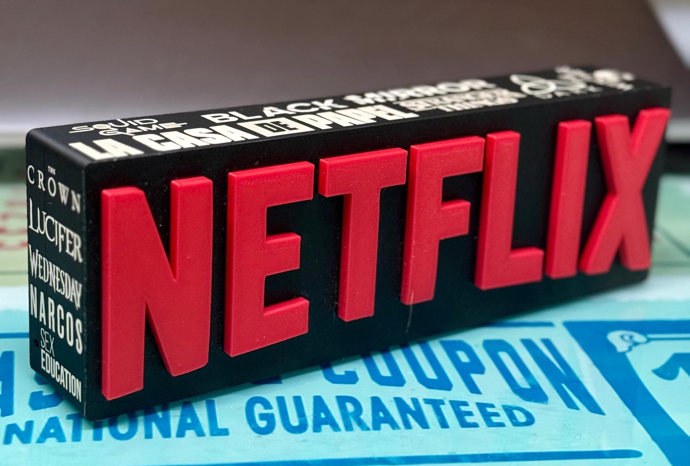 NETFLIX Led Lamp - Film TV Series - Home Decorations - Living Room ...