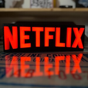 NETFLIX Led Lamp - Film TV Series - Home Decorations - Living Room ...