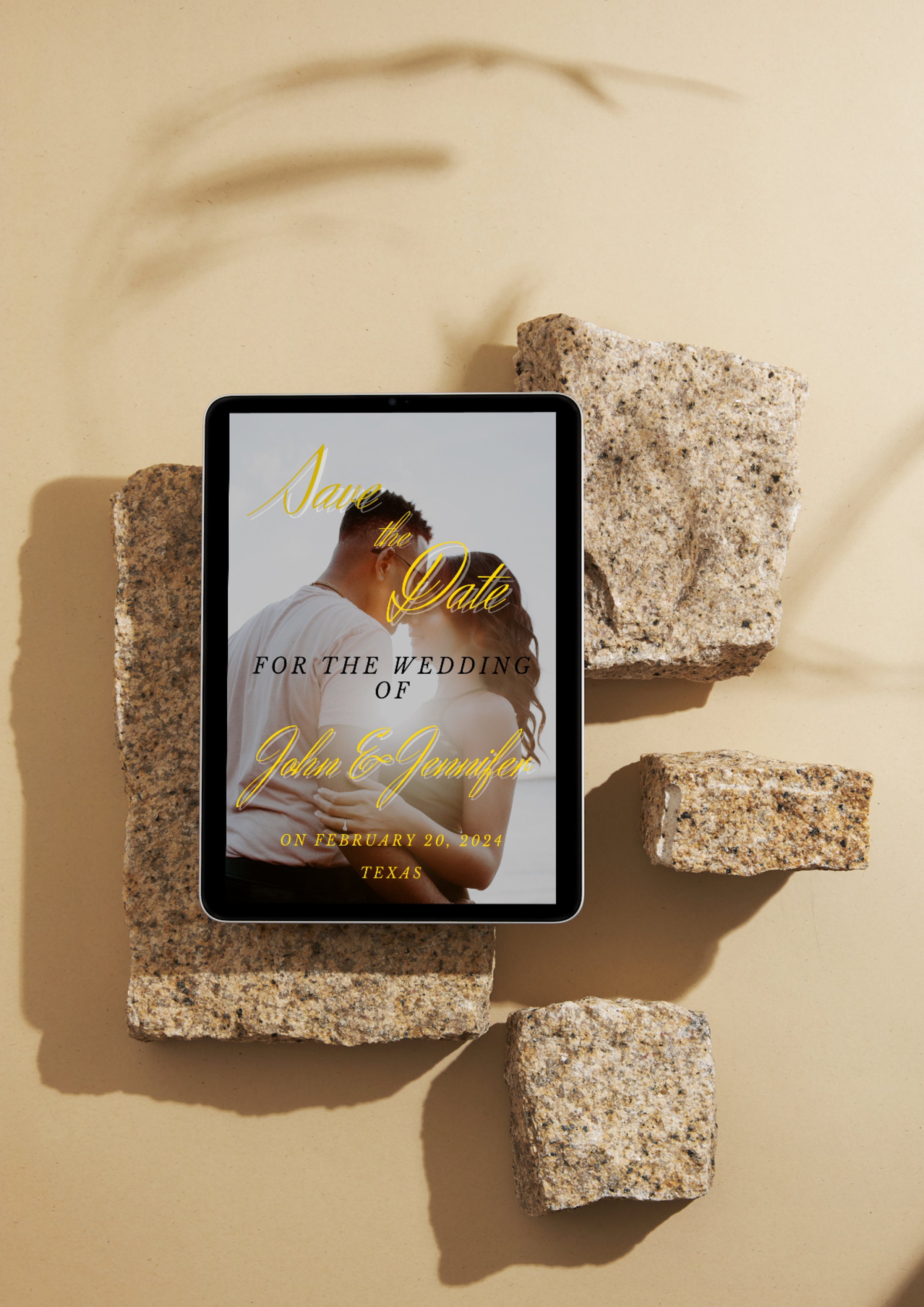 Editable Save the Date Template: Printable 5x7 Card (digital Download ...