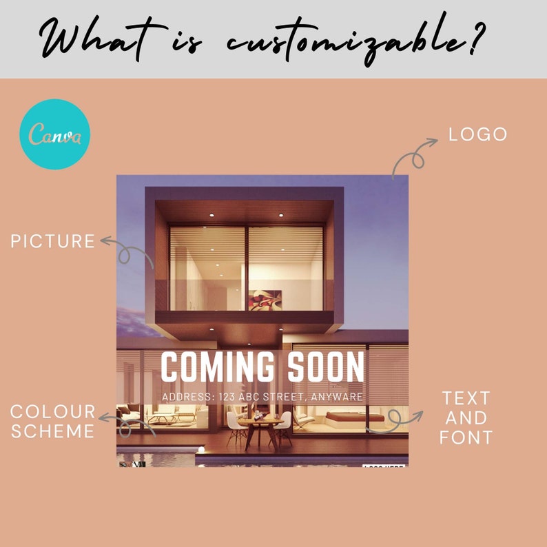 Real Estate Coming Soon Flyers: Canva Template (digital Download) - Etsy