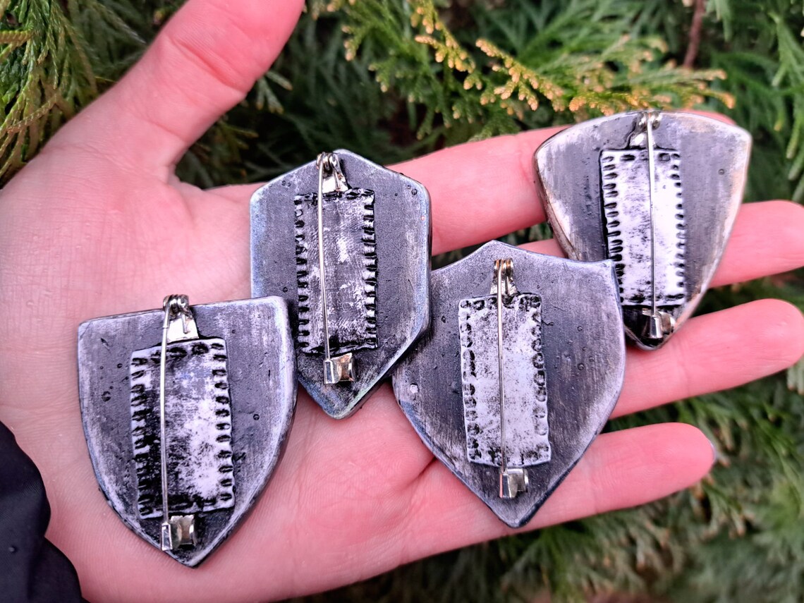 School of Magic, Academy of Magic Badge, Brooch, Polymer Clay, Snake ...