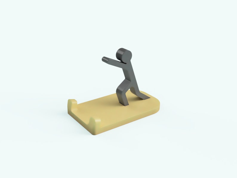 Stickman Phone Stand 3d Print Files - Etsy