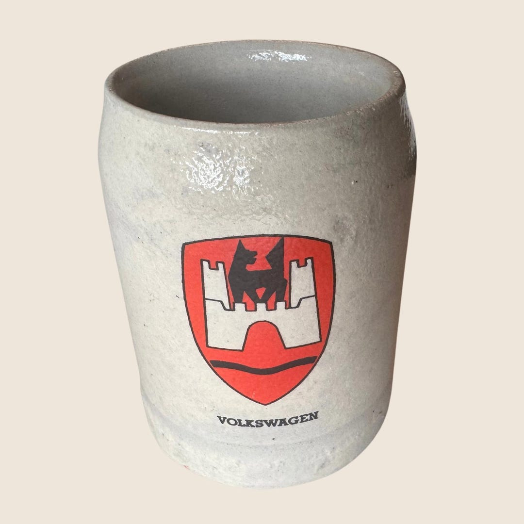 Rare Vintage 1950s Stoneware Pottery Volkswagon Mug Beer Stein - Etsy