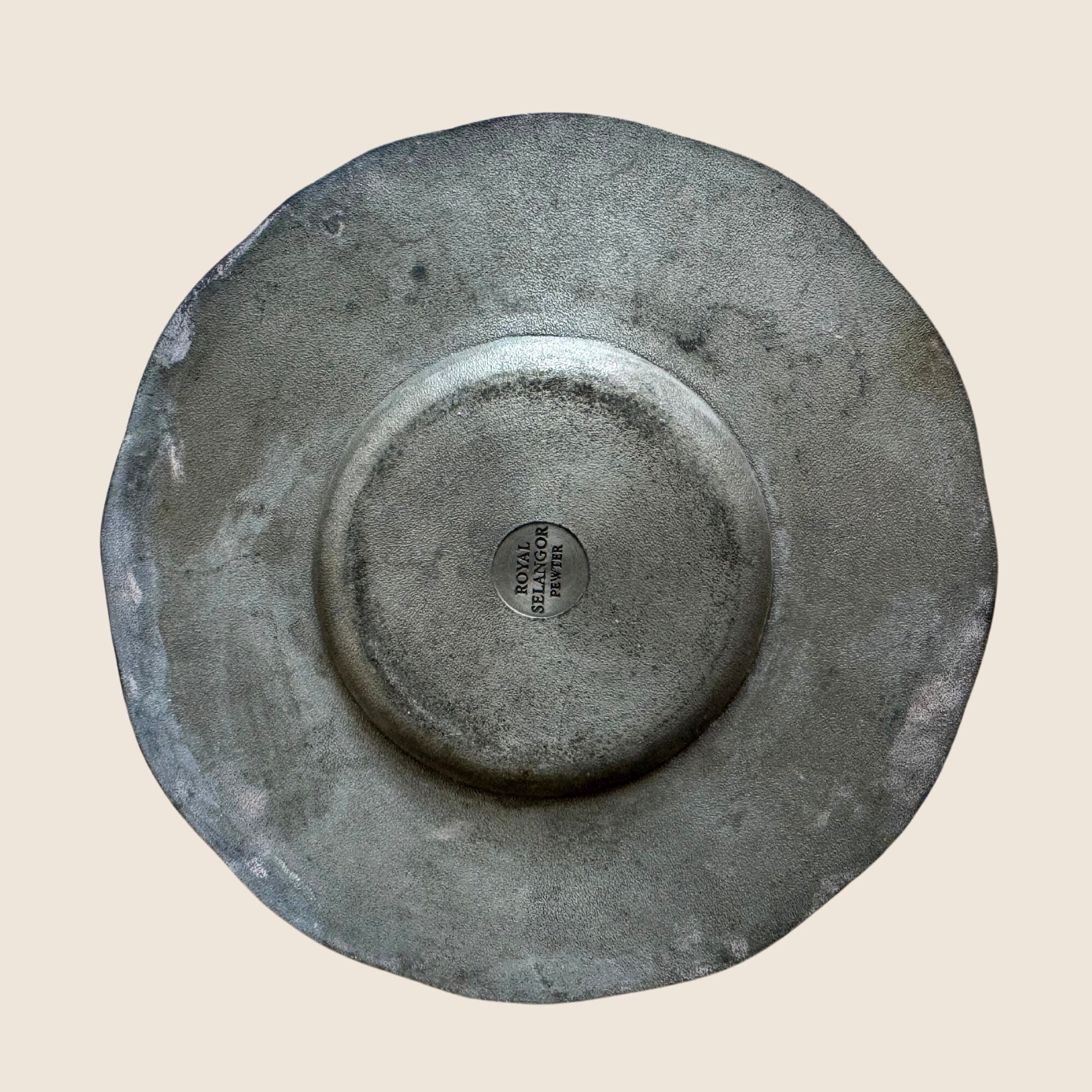 Vintage Royal Selangor Pewter Engraved Plate - Etsy