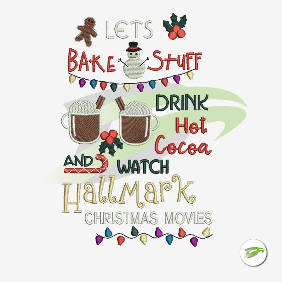 Christmas Hallmark Embroidery Design - Etsy