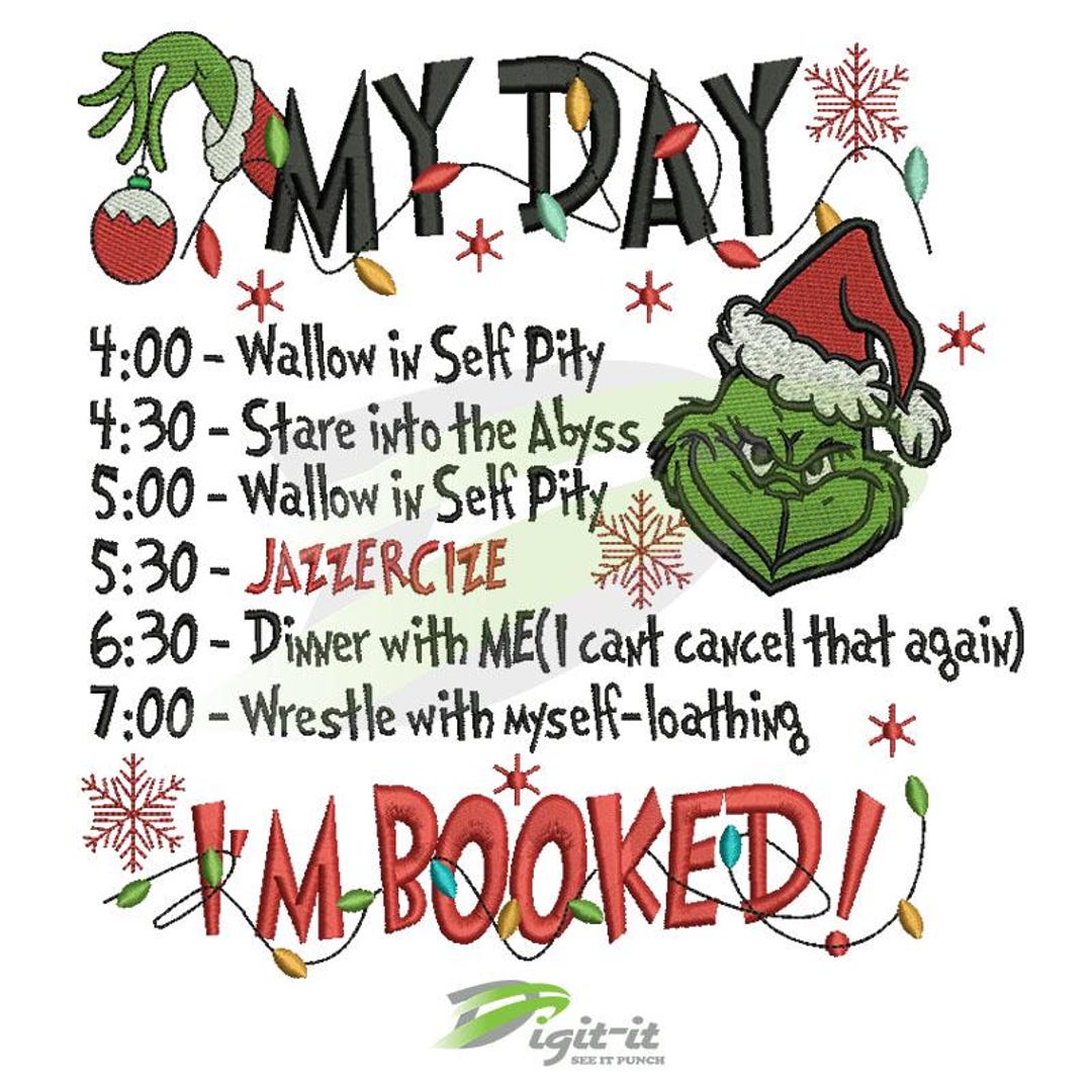 I Am Booked Digital Embroidery Design - Etsy