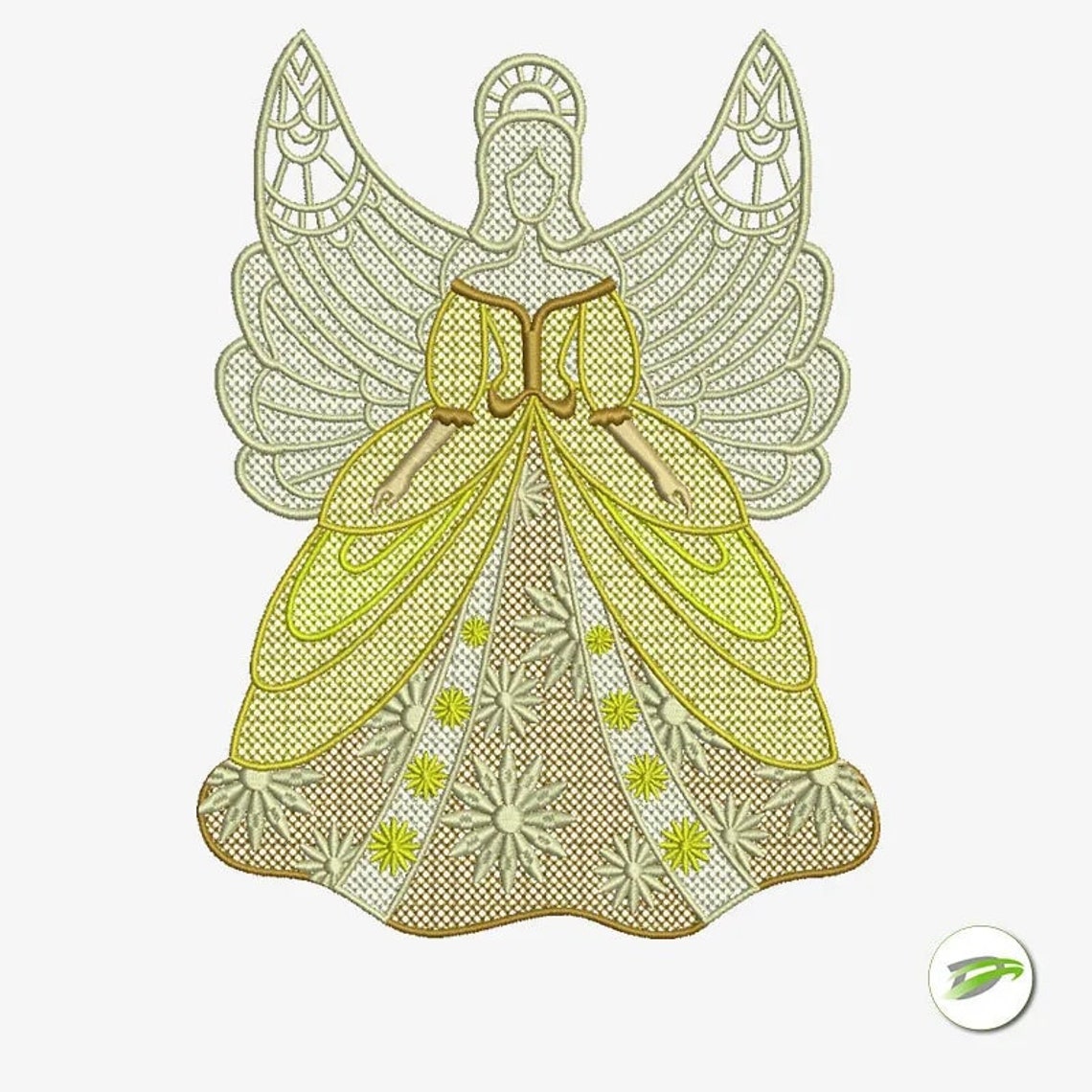 Angel FSL Digital Embroidery Design - Etsy