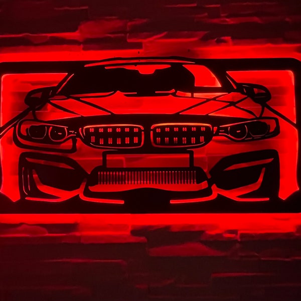 Bmw logo wall art - Etsy France