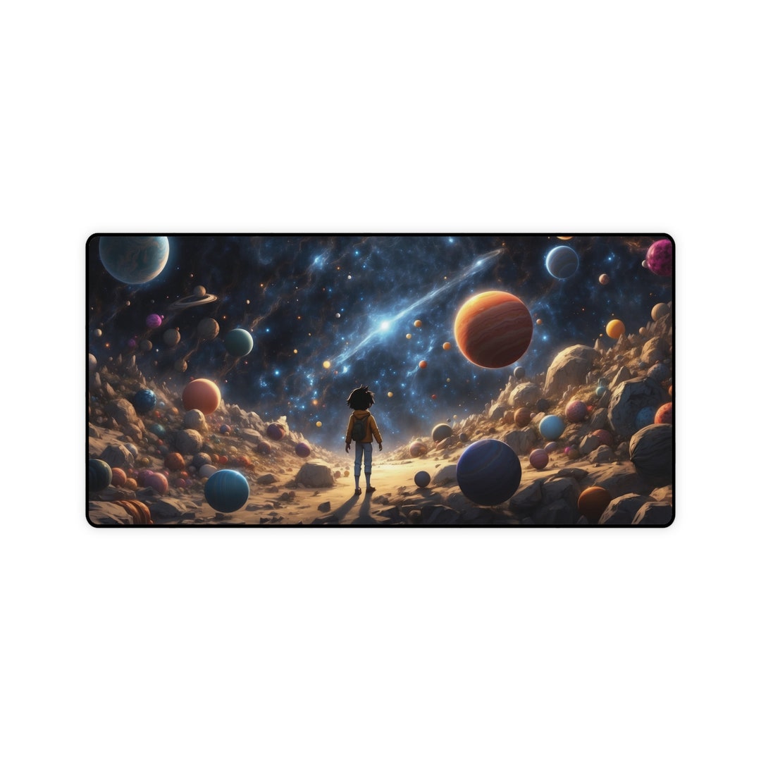 Galaxy Space Desk Mat Anime Cloud Desk Mat Gift Desk Mats - Etsy