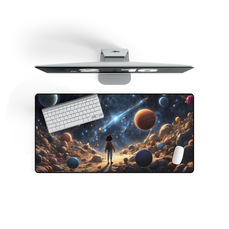 Galaxy Space Desk Mat Anime Cloud Desk Mat Gift Desk Mats - Etsy