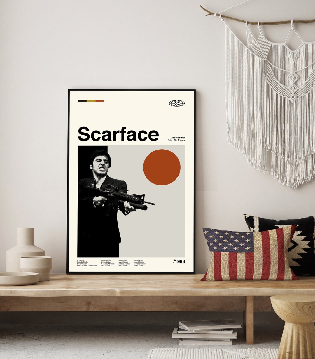 Scarface Print Scarface Poster Retro Movie Poster Vintage - Etsy