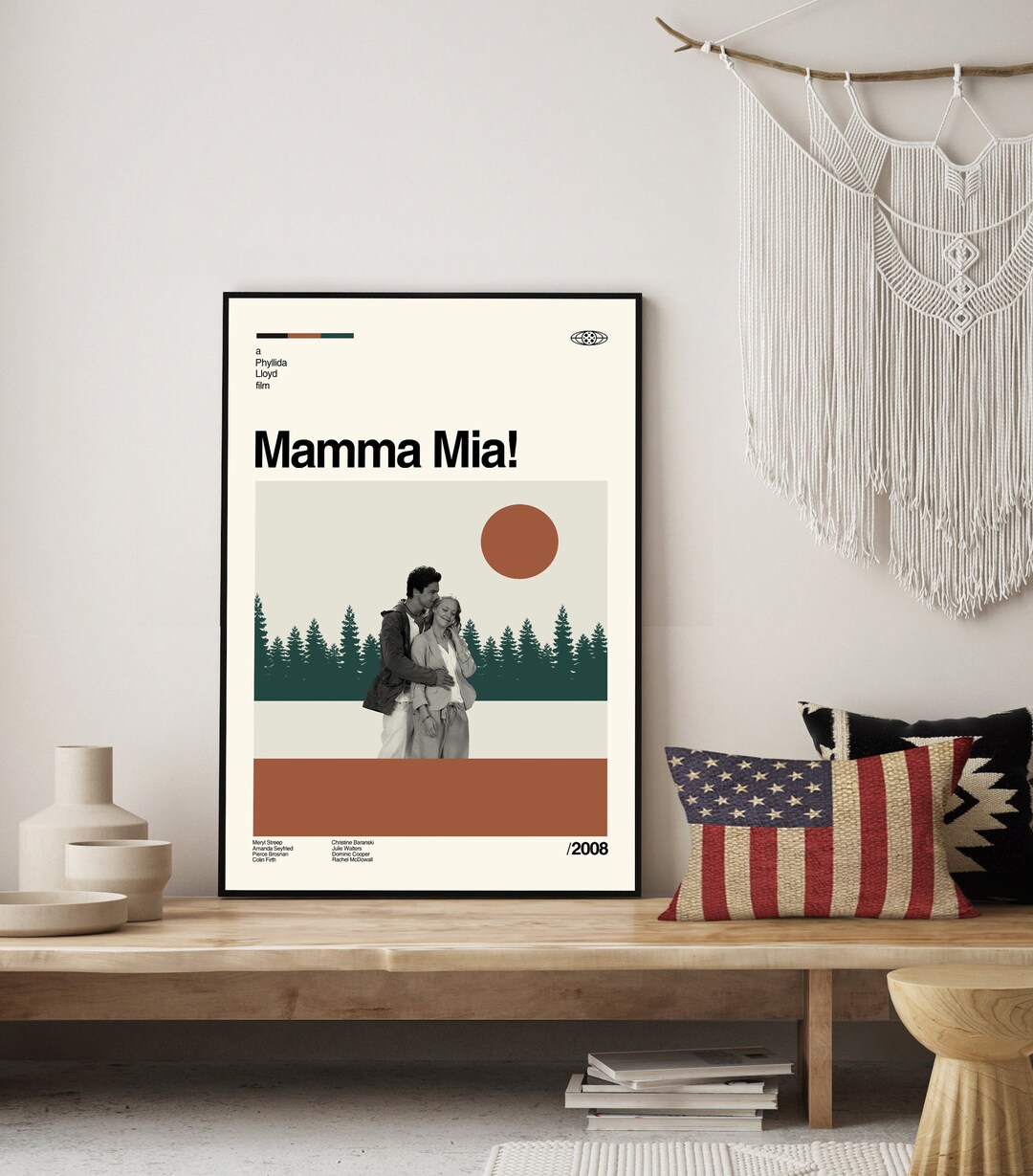 Mamma Mia Poster Phyllida Lloyd Retro Movie Poster Vintage - Etsy