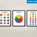Color Theory School Poster: Color Wheel, Teacher Decor (digital ...
