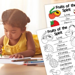 Fruits of the Spirit Sunday School Posters Fruit of the Spirit Teacher ...