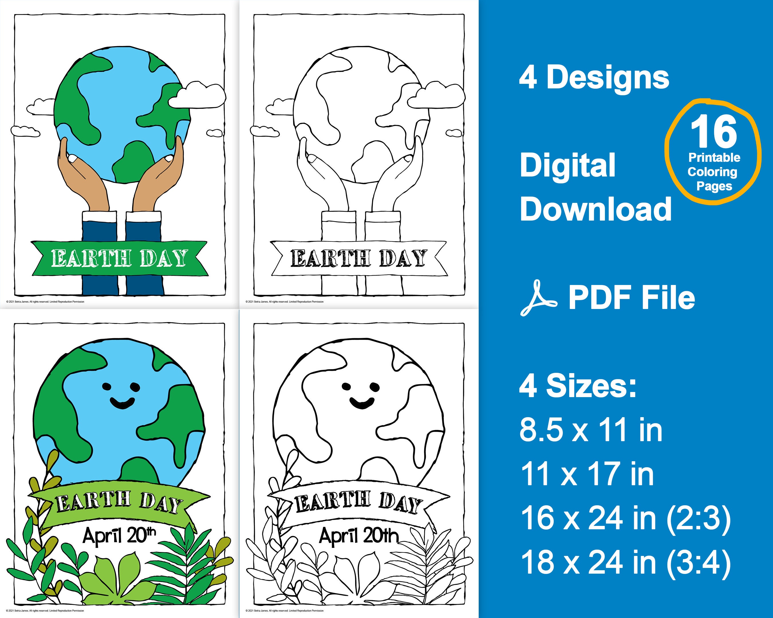 Earth Day Poster Earth Day Printable Earth Day Kids Earth Friendly ...