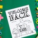 Welcome Back First Day Poster School Posters Coloring Poster School ...