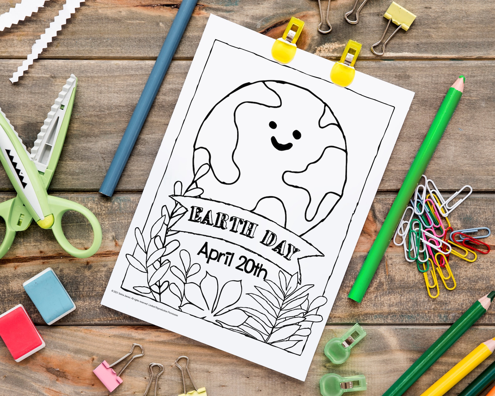 Earth Day Poster Earth Day Printable Earth Day Kids Earth Friendly ...