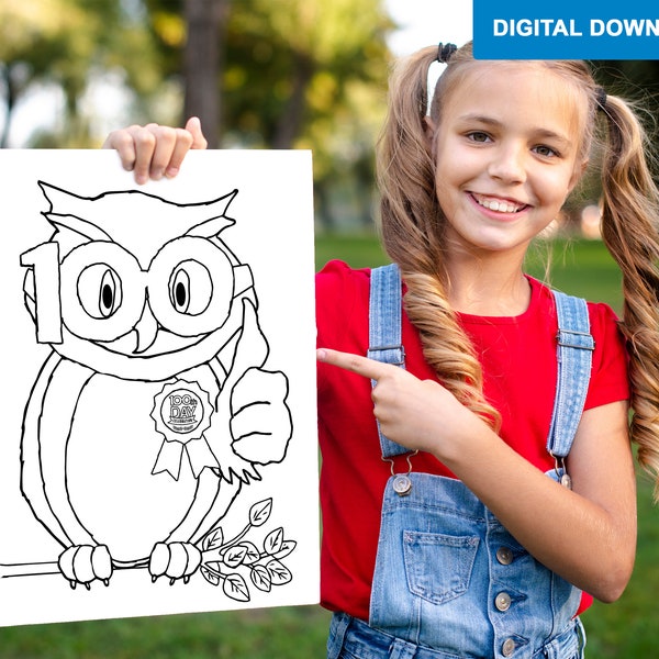 100th Day of School Poster - Etsy