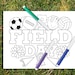Field Day Giant Coloring Poster: School Activity (PDF) - Etsy