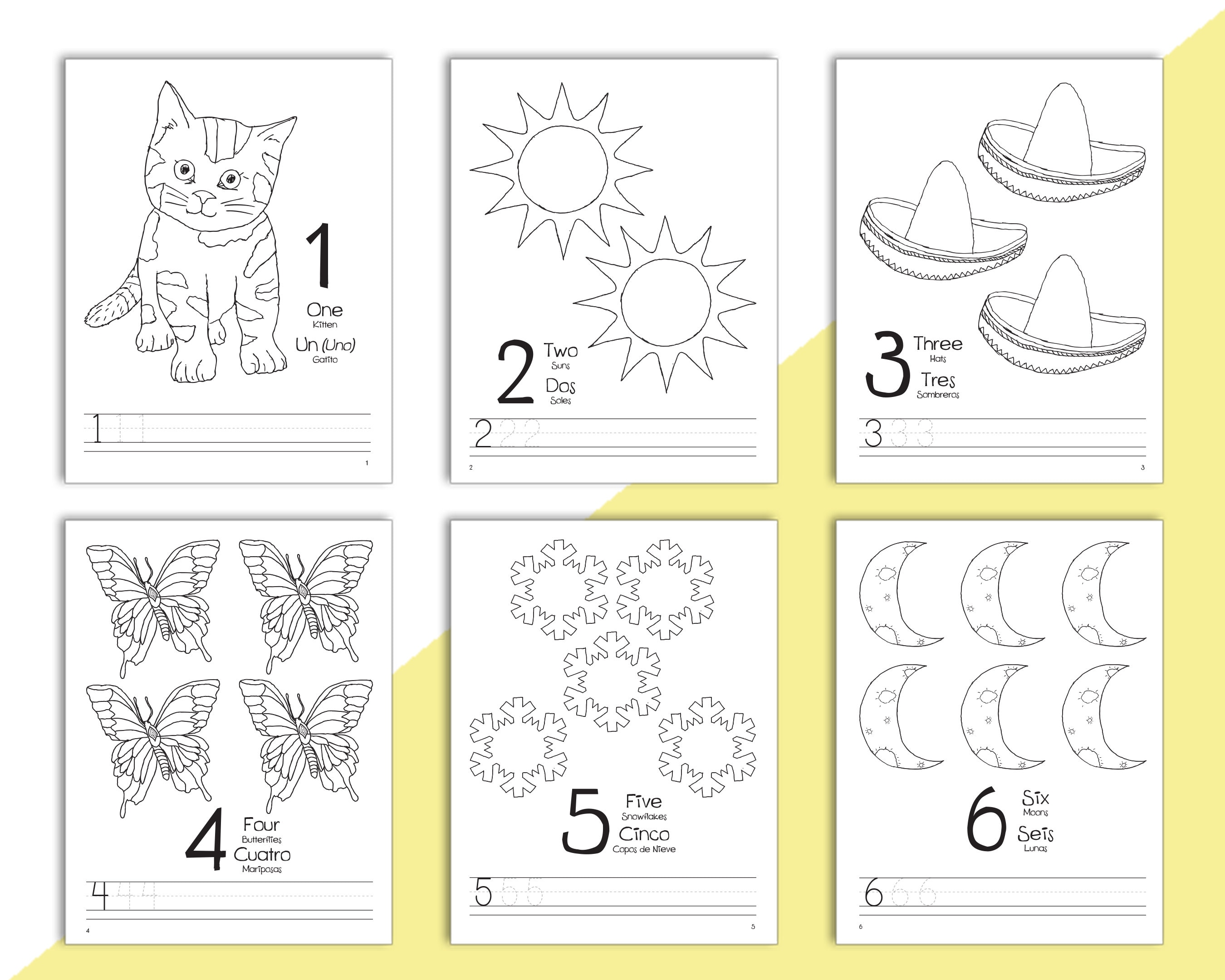Counting Coloring Fun Number Coloring Art Creation Number Counting ...