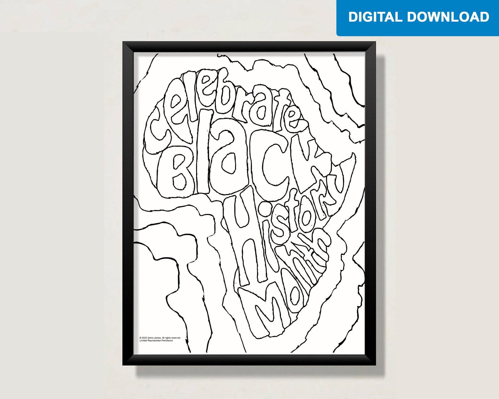 African American Poster Coloring Page Black History School Posters PDF ...