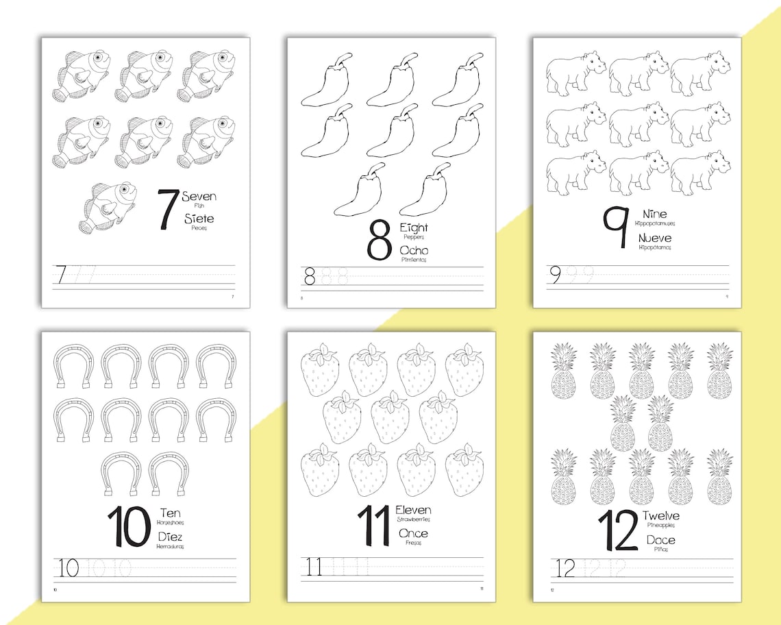 Counting Coloring Fun Number Coloring Art Creation Number Counting ...