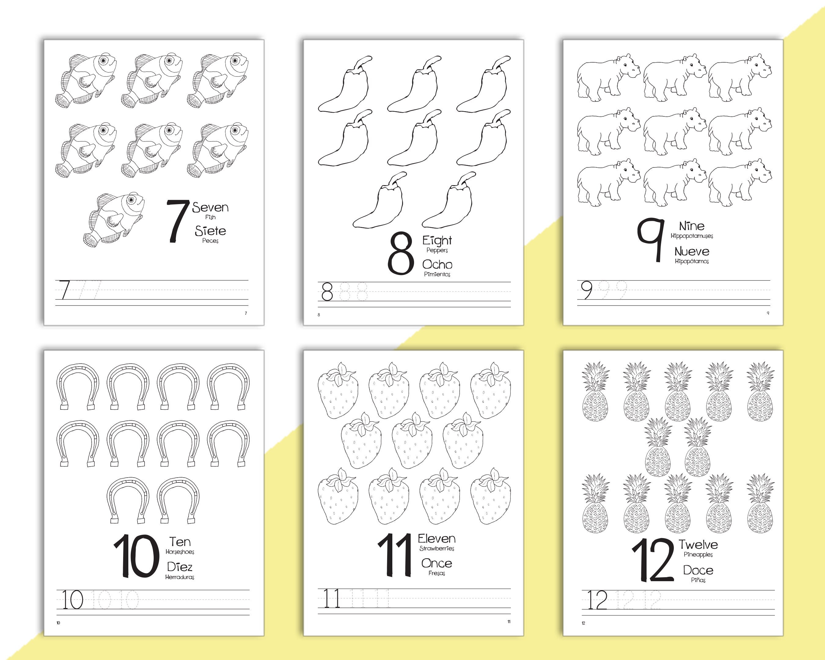 Counting Coloring Fun Number Coloring Art Creation Number Counting ...