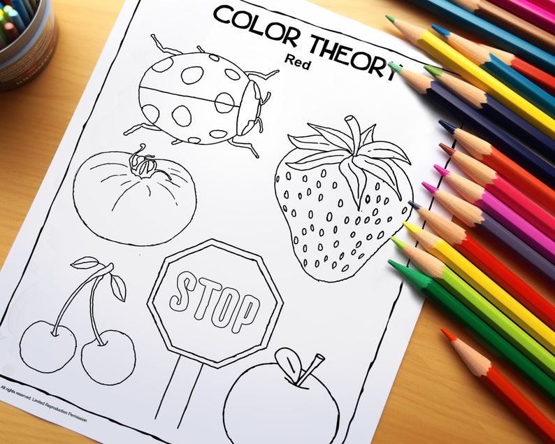 Color Theory School Poster: Color Wheel, Teacher Decor (digital ...